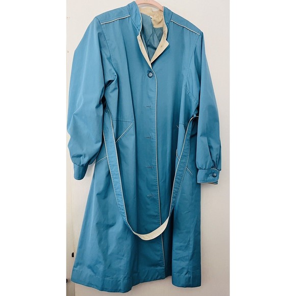 Sears | Jackets & Coats | Vintage Sears Belted Lined Rain Trench Coat ...
